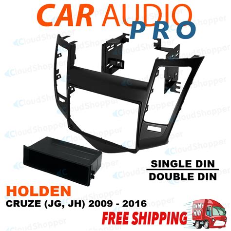 Holden Cruze Jg Jh Black Single Double Din Fascia Dash Panel Facia Kit