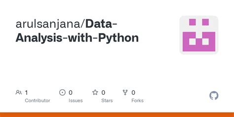 GitHub Arulsanjana Data Analysis With Python