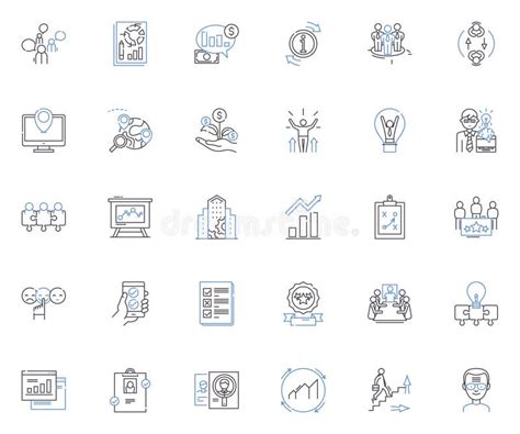 Ingenuity Line Icons Collection Creativity Imagination Innovation