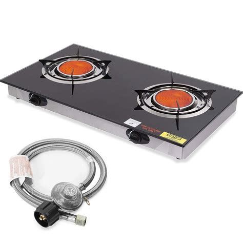 Barton Deluxe 40 000 Btu 2 Burner Propane Gas Range Desertcart India