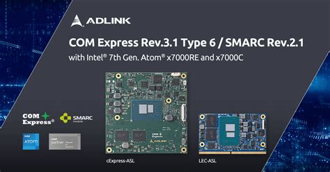 Adlink Releases Intel X7000rec Com Express And Smarc Module