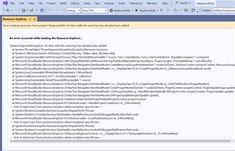 How To Solve Resource Manager Not Working In Vs ‒ Defkey