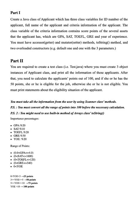 Solved Please Use Java Language I Did Part One Please Do
