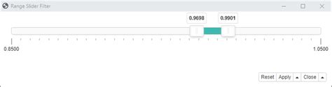 Range Slider Filter Definition Node Problem Knime Analytics Platform
