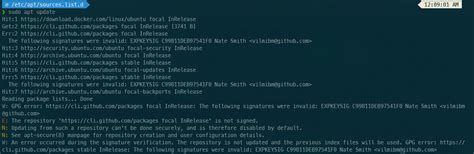 Ubuntu Jammy Updation Giving Error · Issue 6174 · Clicli · Github