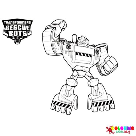 Heatwave Rescue Bot Boat Coloring Pages