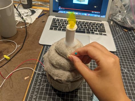 You Better Not Forget My Birthday Arduino Cupcake