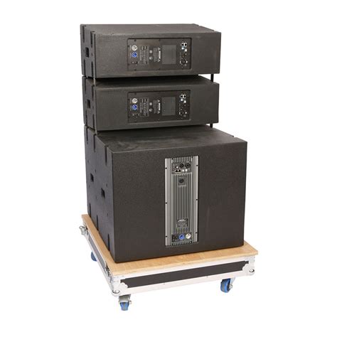 sinbosen dj powered speaker la 208b dsp professional dual 8 inch line array speaker