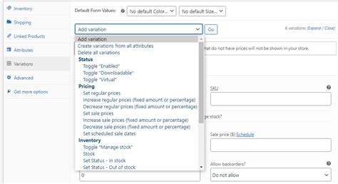 如何通过woocommerce添加变体产品variable Products 青松跨境b2c