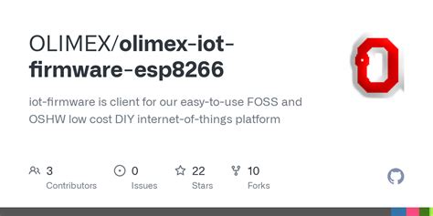 github olimex olimex iot firmware esp8266 iot firmware is client for