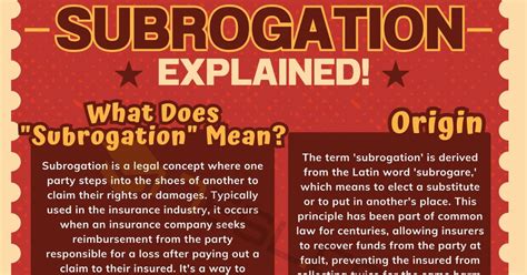Subrogation Meaning Whats The Meaning Of The Term Subrogation • 7esl