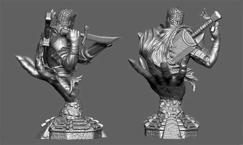 Stl File Guts Berserk Bust 👤・3d Printer Model To Download・cults