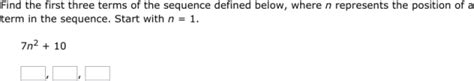 IXL Evaluate Variable Expressions For Number Sequences Class VIII Maths Practice