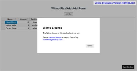 Add Rows With Sort Codesandbox