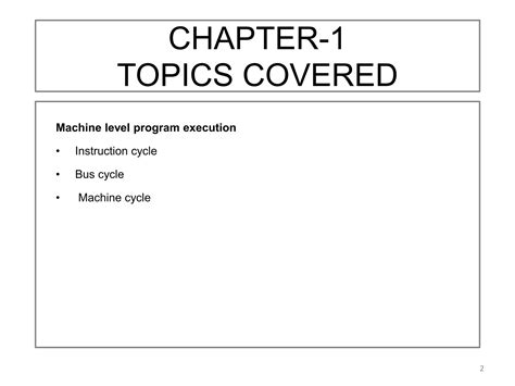 Machine Language Program Execution 112pptx