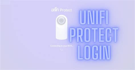 Unifi Protect Login