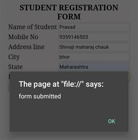 GitHub Its Weirdo Student Registration From Form Validation Using JavaScript Write A
