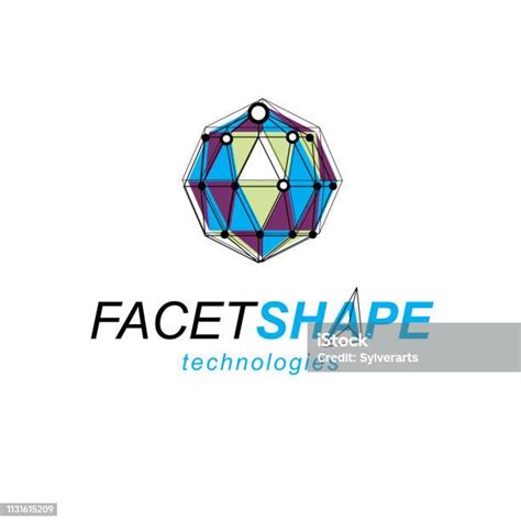 기술 회사 기호입니다 벡터 추상적인 3d 기하학적 모양 다각형 그림 그림입니다 0명에 대한 스톡 벡터 아트 및 기타 이미지 0명 3차원 형태 가장자리 Istock