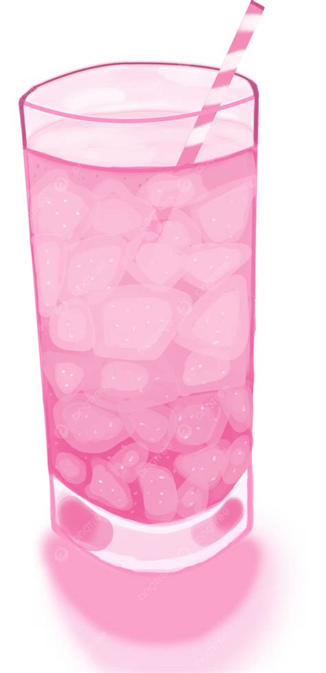 음주 일러스트 분홍 얼린 새콤달콤하다 Png 일러스트 및 Psd 이미지 무료 다운로드 Pngtree