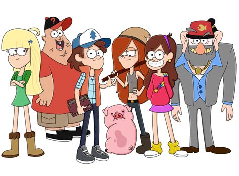 Картинки гравити фолз героев картинки