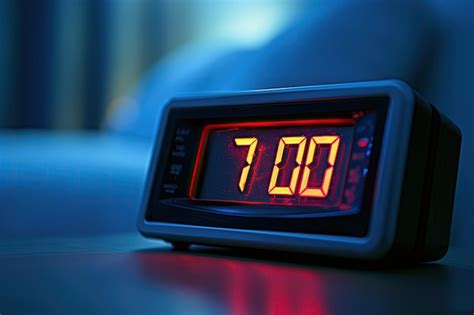 Premium Photo A Digital Clock With The Number On It