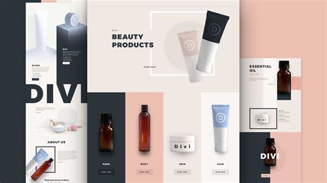 Beauty Product Layout