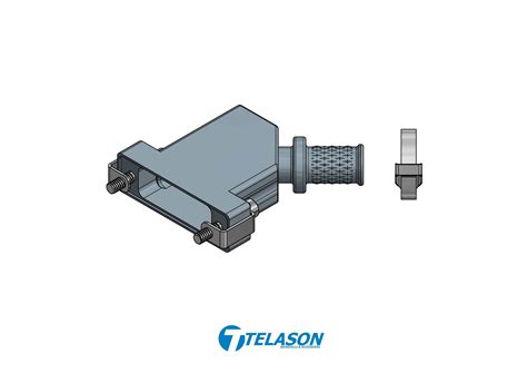 Straight Banding Backshell Emi Rfi Shielded Screened Spin Coupling Telason