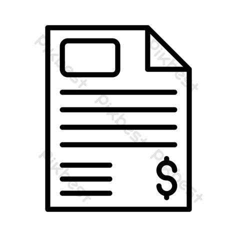 Lined Document Documents Line Icon Vector PNG Images AI Free Download Pikbest