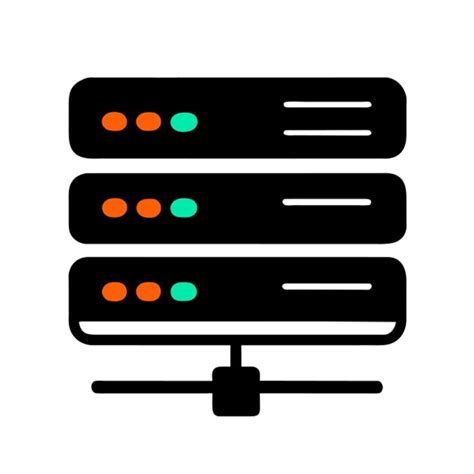 Server Or Database Icon Icon Premium Ai Generated Vector
