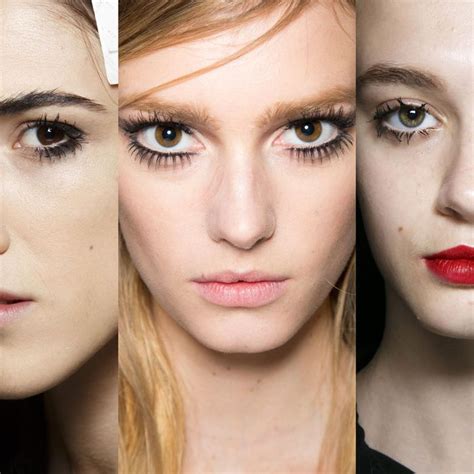 Runway Beauty Clumpy Eyelashes Were All Over Milan