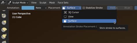 My Annotation Lines Are Just Straight In Sideview CG Cookie