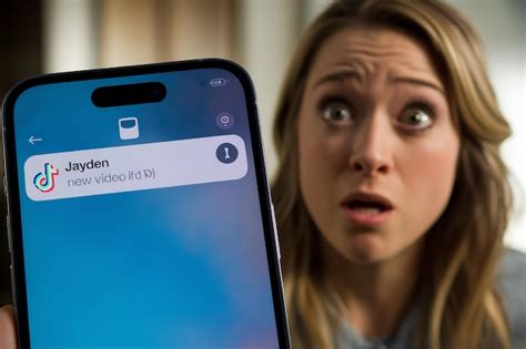 smartphone alert captivates viewer premium ai generated image