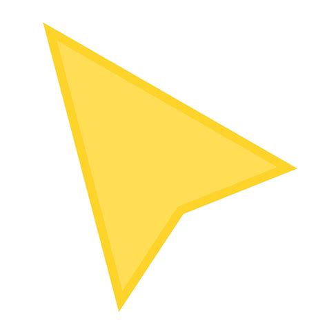 Computer Mouse Click Cursor Yellow Arrow Cursor Icon Mouse Click