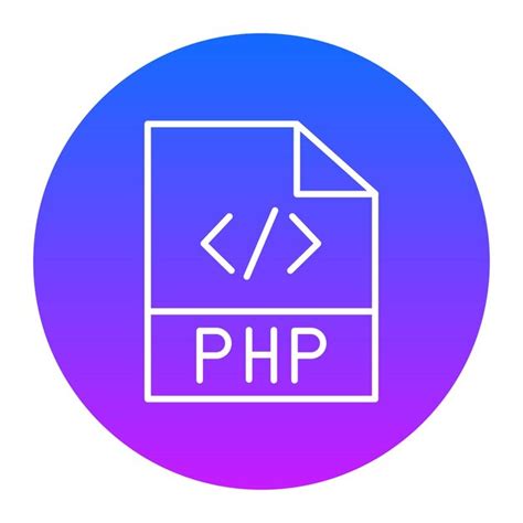 Premium Vector Php File Vector Illustration
