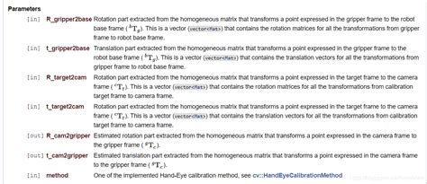 OpenCV手眼标定calibrateHandeye CSDN博客