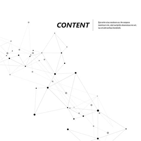 Premium Vector Geometric Network Abstract Background