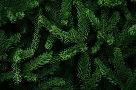 Premium Photo Spruce Branches Texture Background