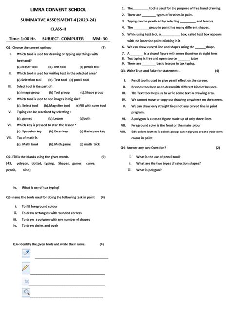 Computer Class 2 Pdf