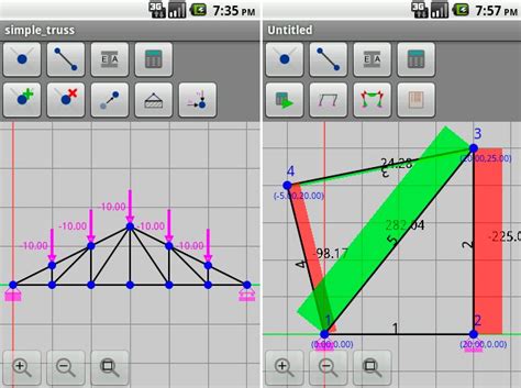Andtruss D Linear Static Analysis Of Plane Trusses App For Android
