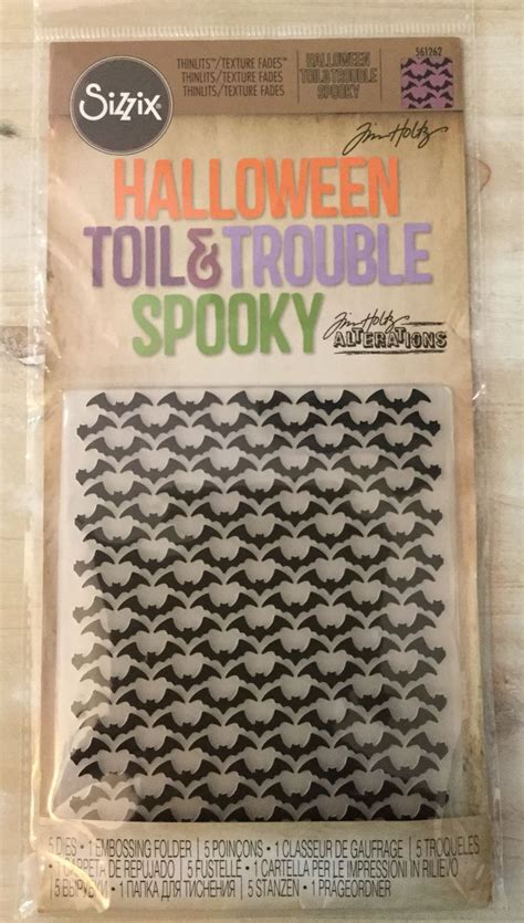 Tim Holtz Alterations By Sizzix Thinlits Halloween Toil And Trouble