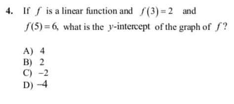 Linear Function Rdigitalsatmath