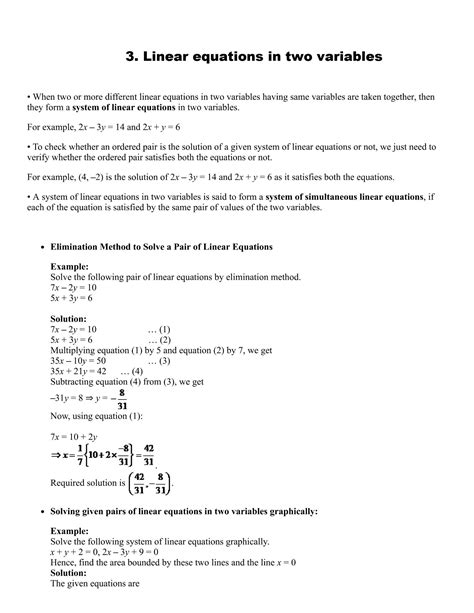 Solution Class 10 Chapter 3 Maths Studypool Solution Class 10 Chapter 3 Maths Studypool