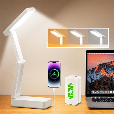 Rechargeable Lamps Cordless Lamps6000mah Battery Powered Lamp3 Colors
