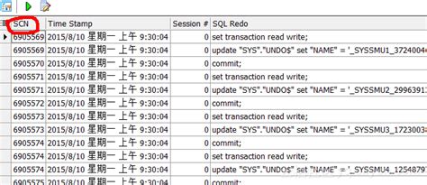 Oracle Scn简述 Csdn博客