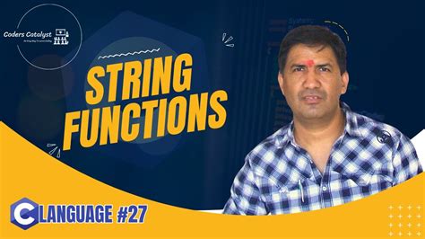 Daay 27 String Function In C Language Youtube