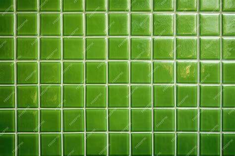 Textura De Parede De Azulejos Verdes Para Cozinha Ou Banheiro Com Sabor