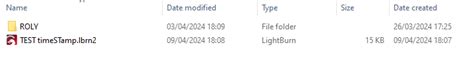 Project File Save Date And Time Not Updating LightBurn Software Questions LightBurn Software
