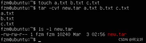 linux文件打包和解压缩命令总结——打包tar、压缩bzip2、gzip、zip、解压bunzip2、gunzip、unzip linux
