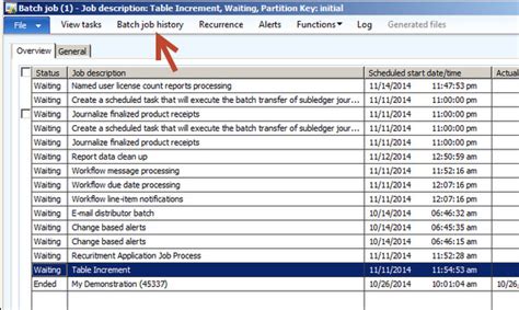Exploring The Batch Job Process In Dynamics Ax 2012 R3