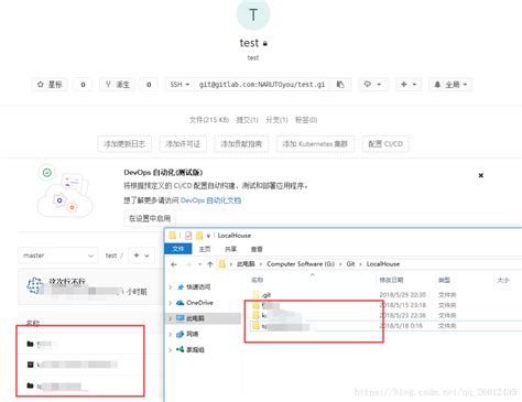 创建gitlab远程仓库，并将本地仓库与之关联 本地仓库、远程仓库和gitlab关系 csdn博客